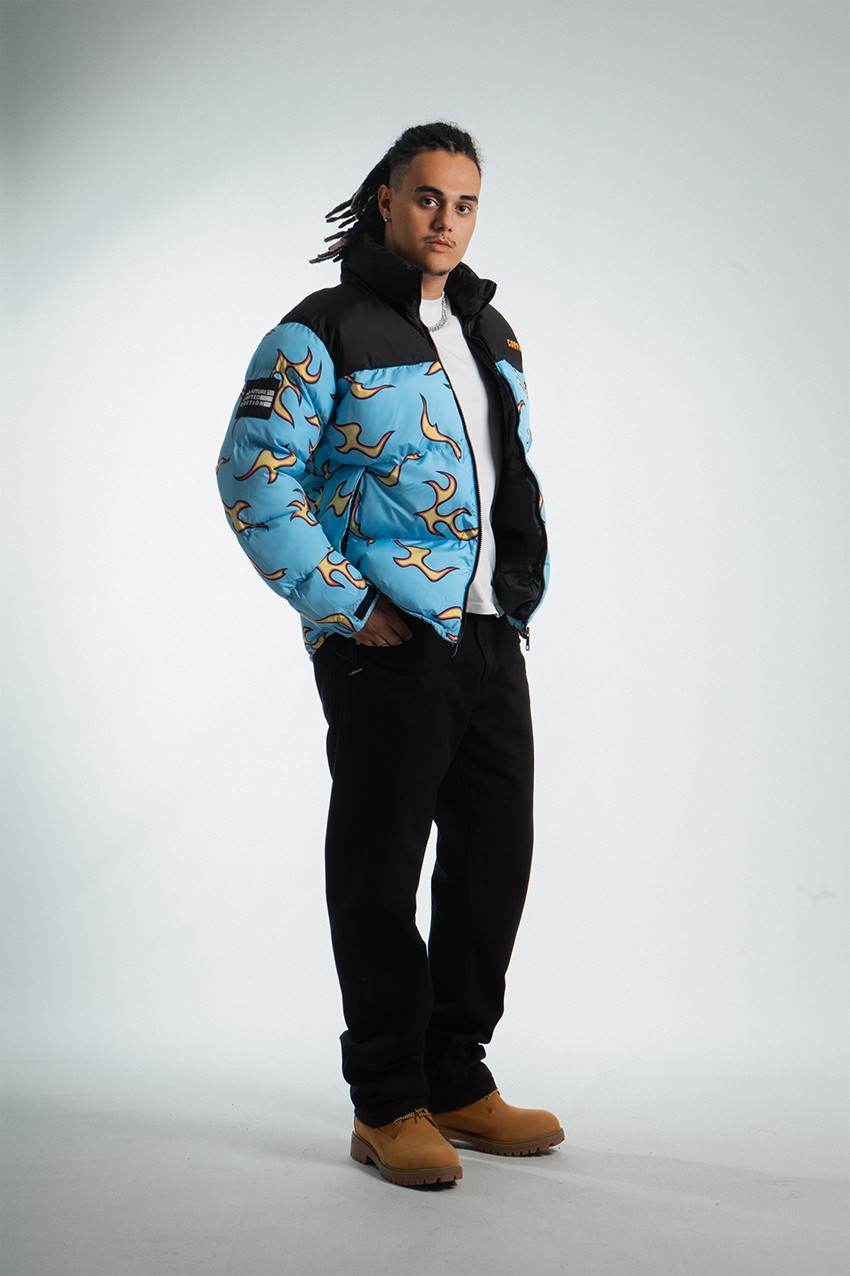 Chrome Flames Erkek Puffer Mont Ceket NF0506MV - Aksesuarix - Türkiye ...