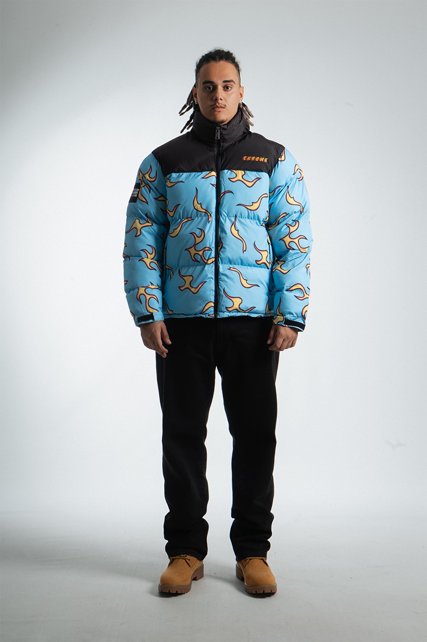 Chrome Flames Erkek Puffer Mont Ceket NF0506MV - Aksesuarix - Türkiye ...