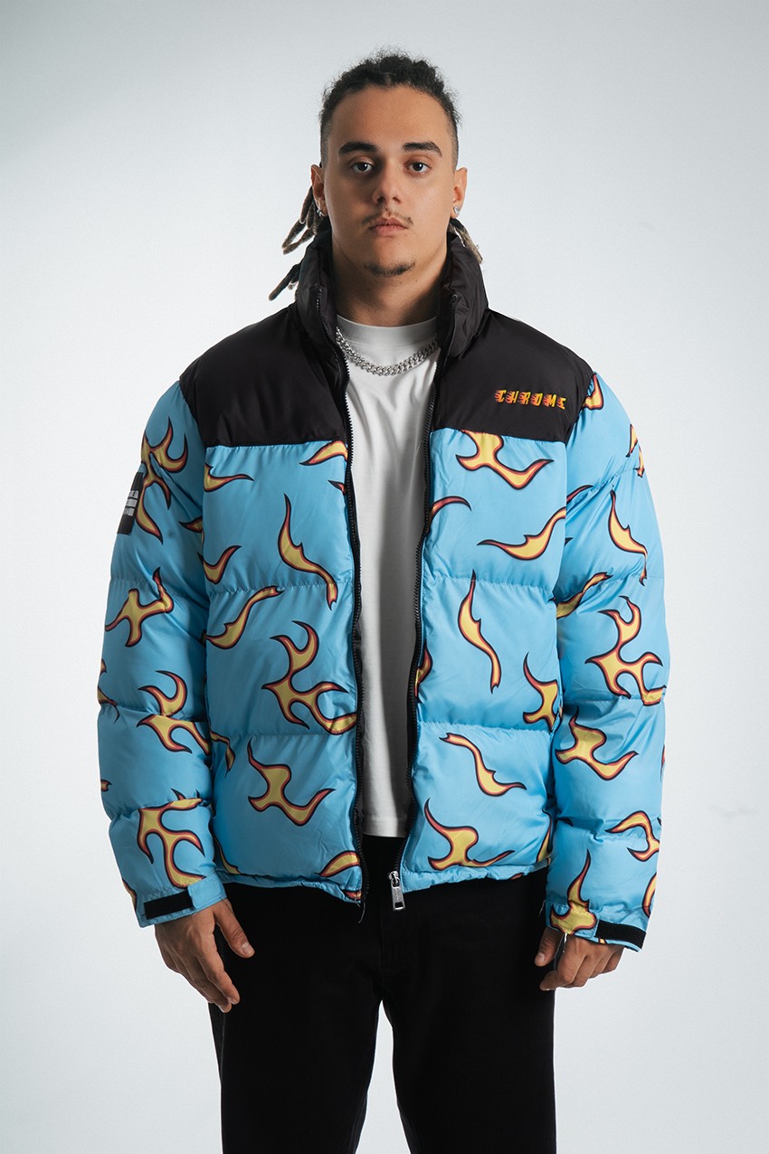 Chrome Flames Erkek Puffer Mont Ceket NF0506MV - Aksesuarix - Türkiye ...