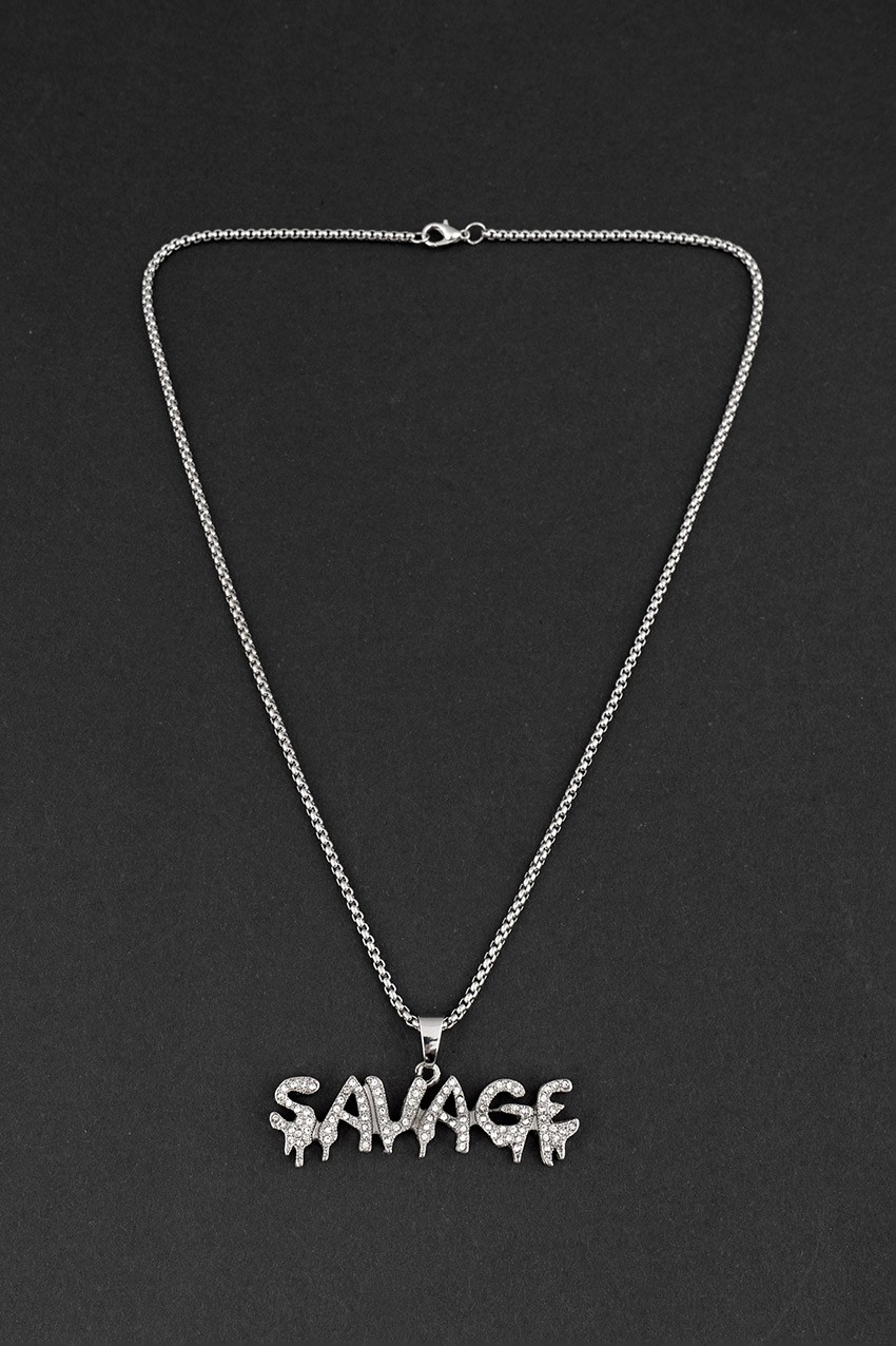 Savage Iced Out Çelik Kolye CS1164GM - Aksesuarix - Türkiye´nin En ...