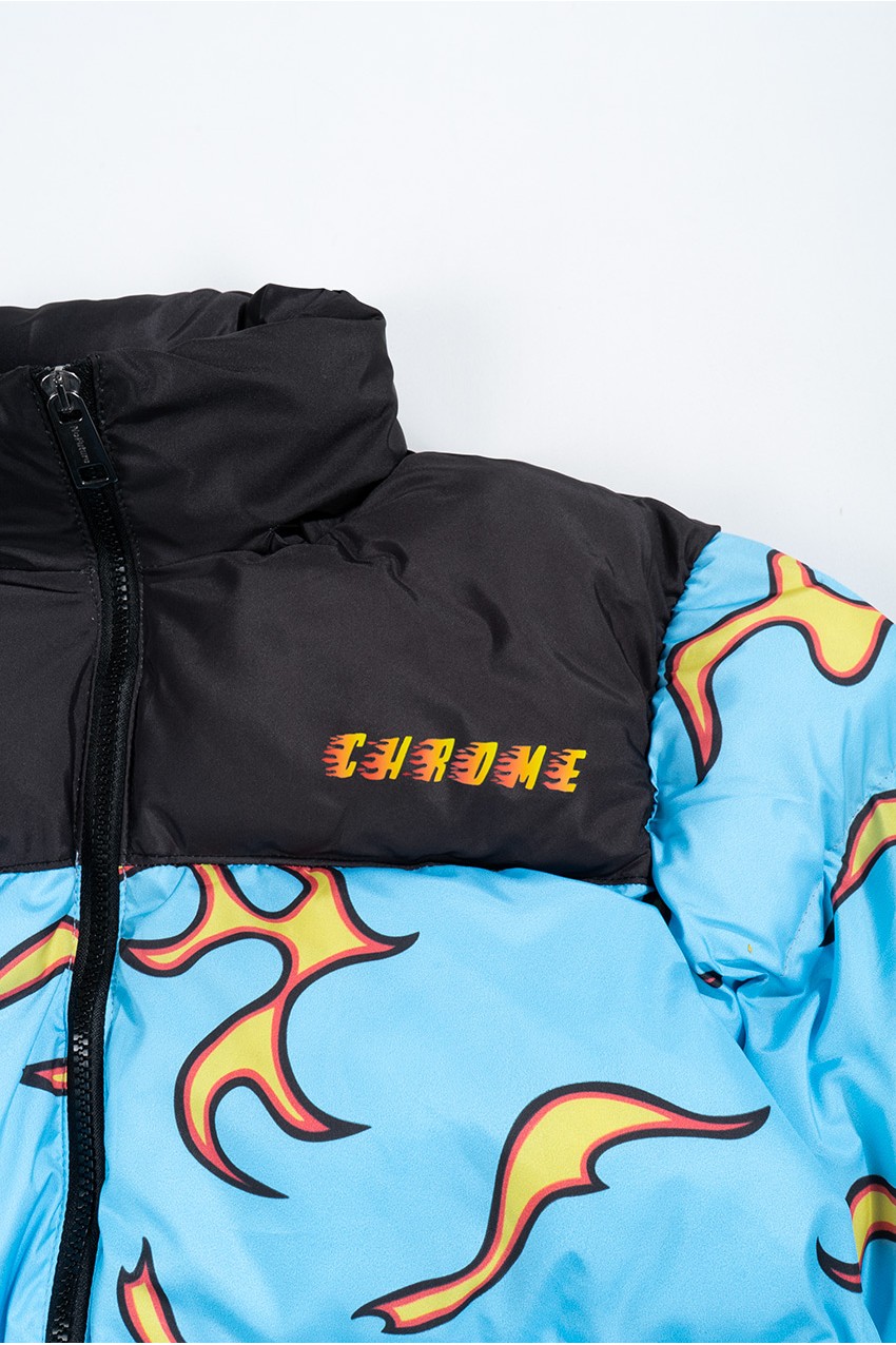 Chrome Flames Erkek Puffer Mont Ceket NF0506MV - Aksesuarix - Türkiye ...