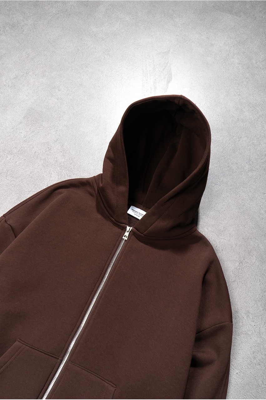 Ukhwd Urban Kahve Oversize Ceket Zip Hoodie - Aksesuarix - Türkiye´nin En Büyük Online ...