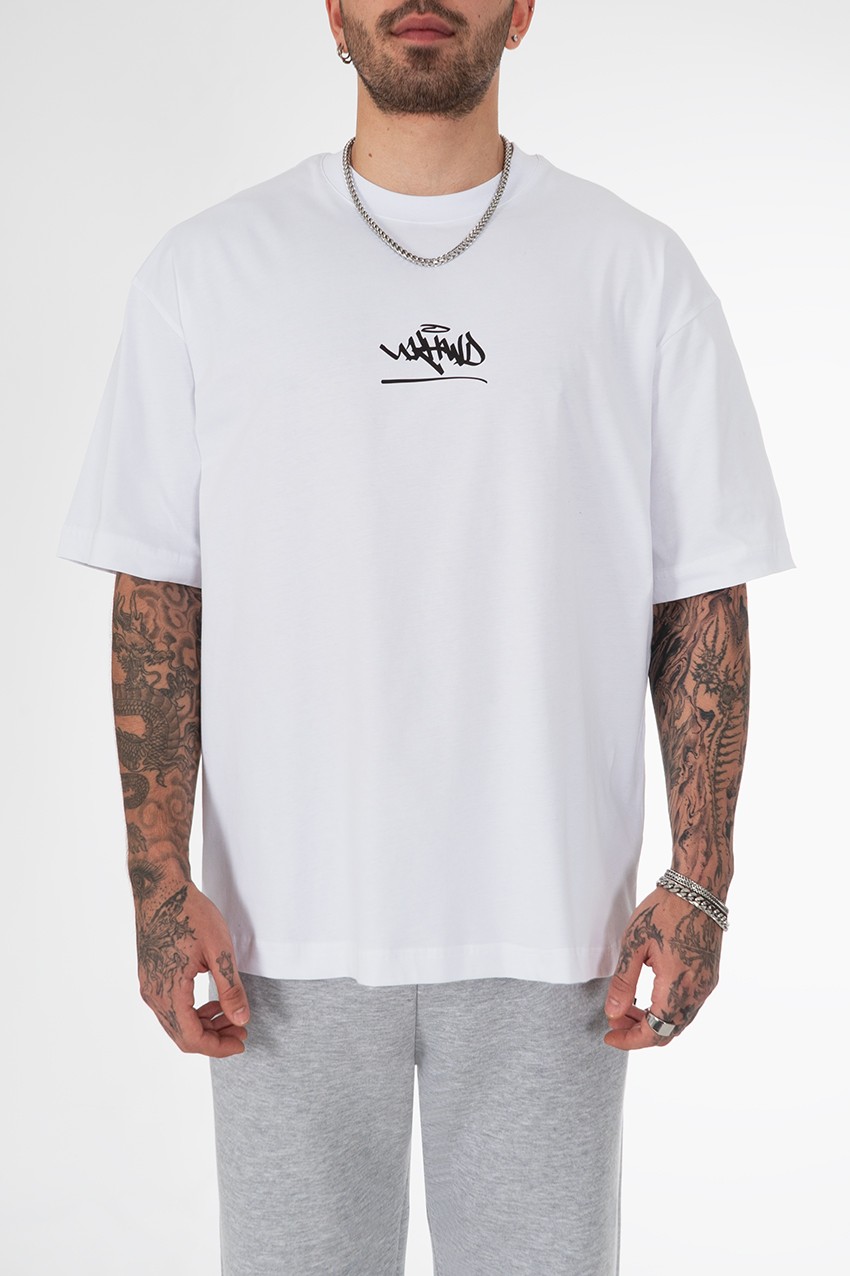 UKHWD Classic Logo Oversize Erkek Tişört UK1243BYSY - Aksesuarix ...