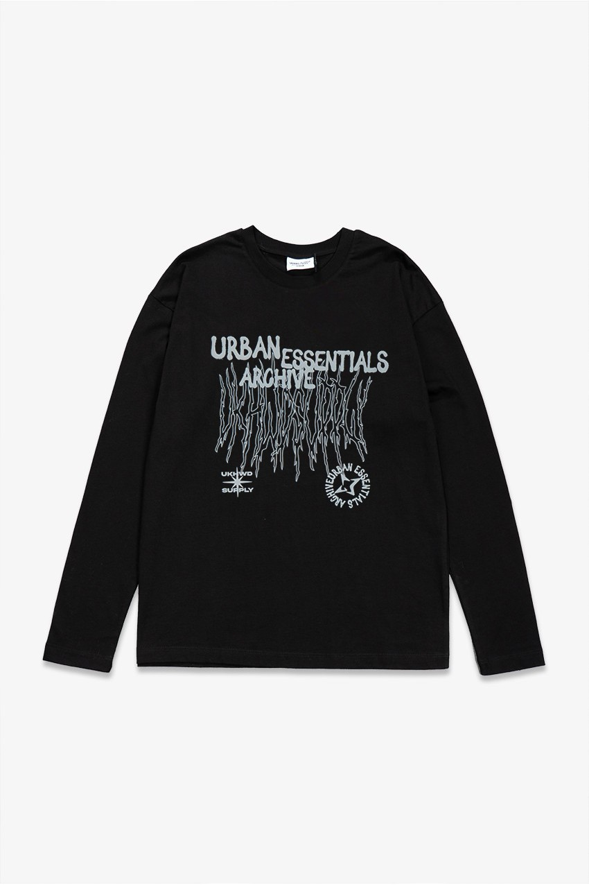 Ukhwd Urban Essentials Uzun Kollu Erkek Tişört - Aksesuarix - Türkiye ...