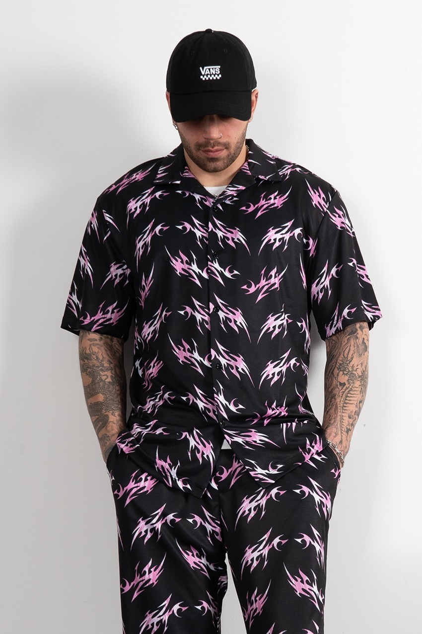 Neo Goth DryTech Oversize Erkek Gömlek UK1189SY - Aksesuarix - Türkiye ...