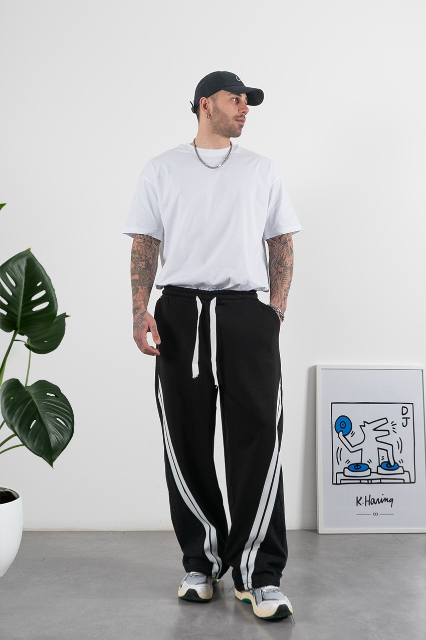 Urban Baggy Şeritli Erkek Jean Pantolon - Aksesuarix - Türkiye´nin En ...