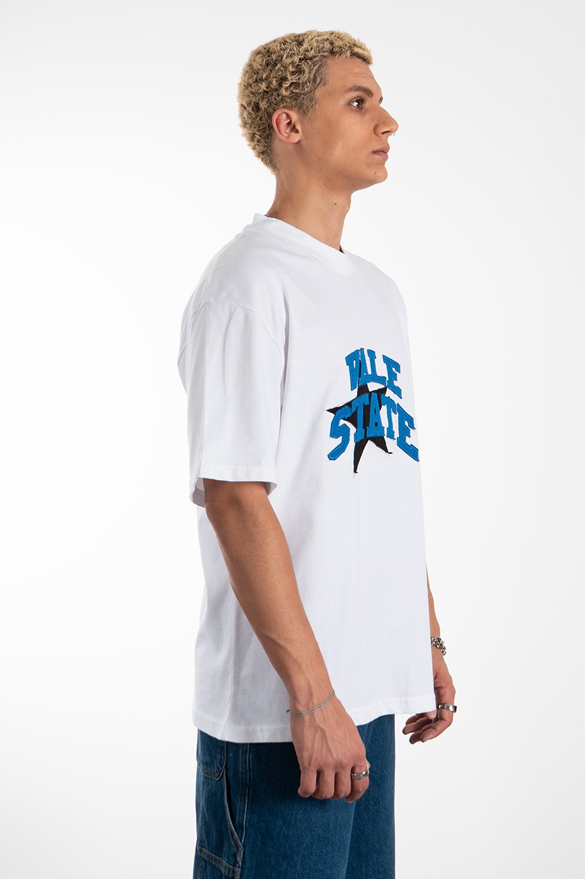 Vale State Oversize Beyaz Erkek Tişört - Aksesuarix - Türkiye´nin En ...