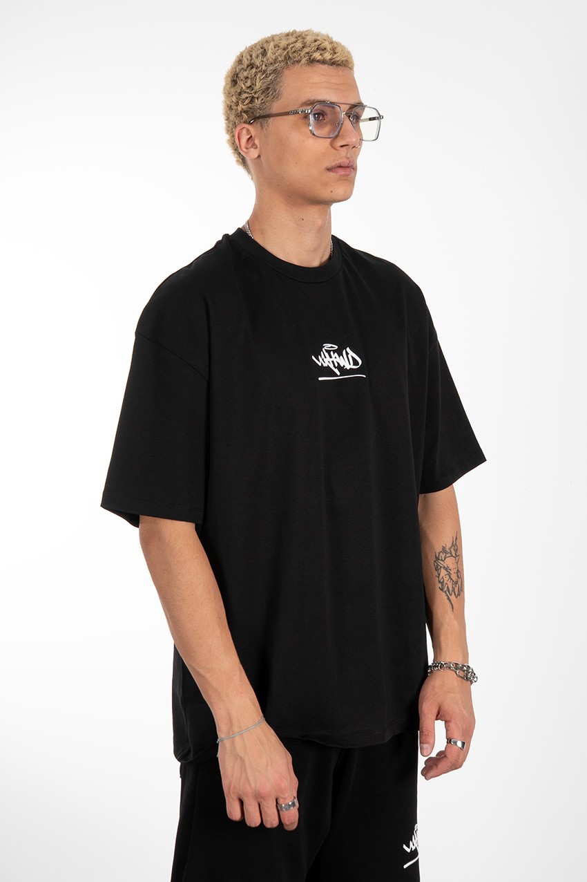 UKHWD Classic Logo Oversize Erkek Tişört UK1243SYBY - Aksesuarix ...