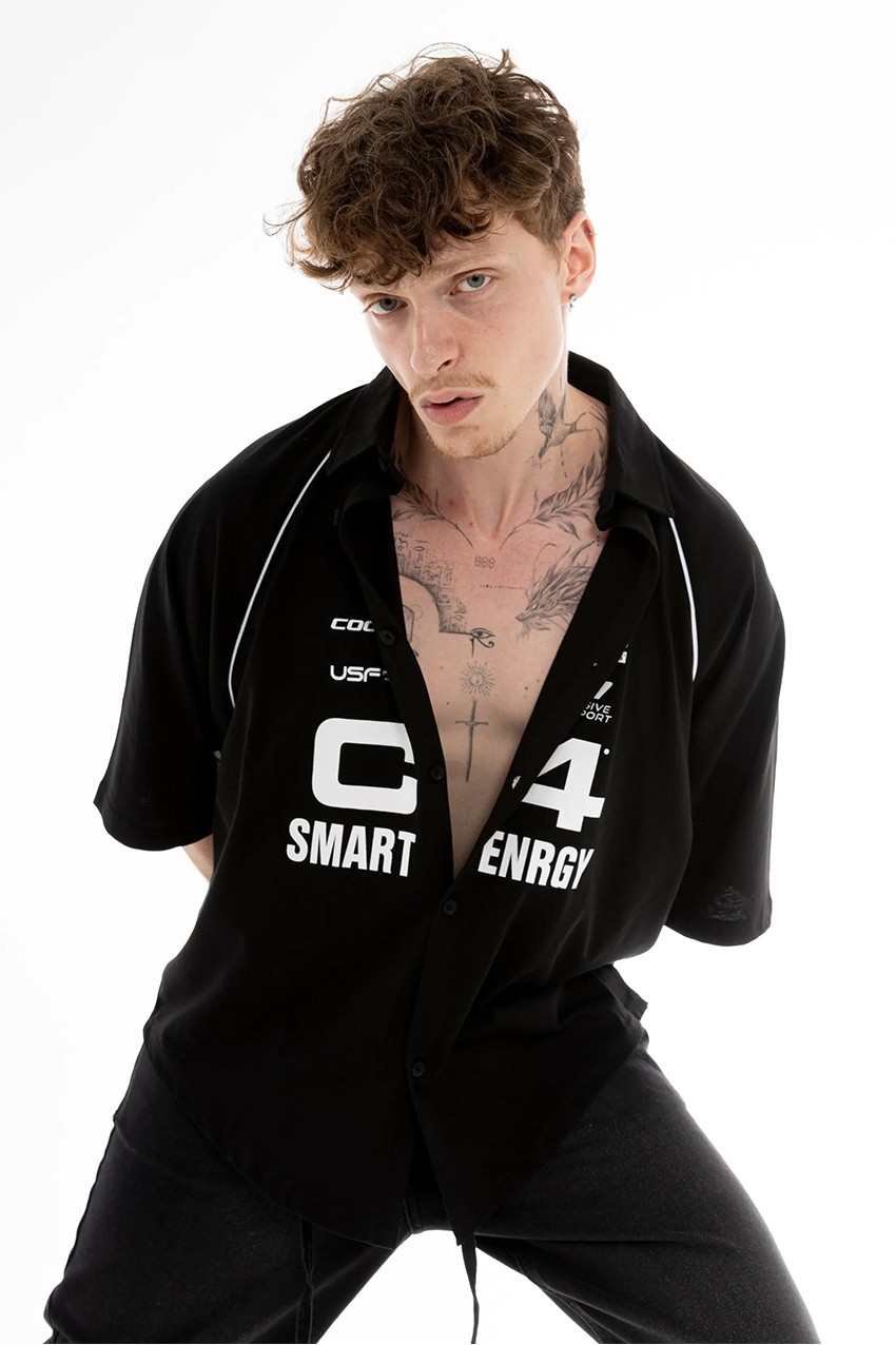 Smart Energy Oversize Siyah Erkek Gömlek - Aksesuarix - Türkiye´nin En ...